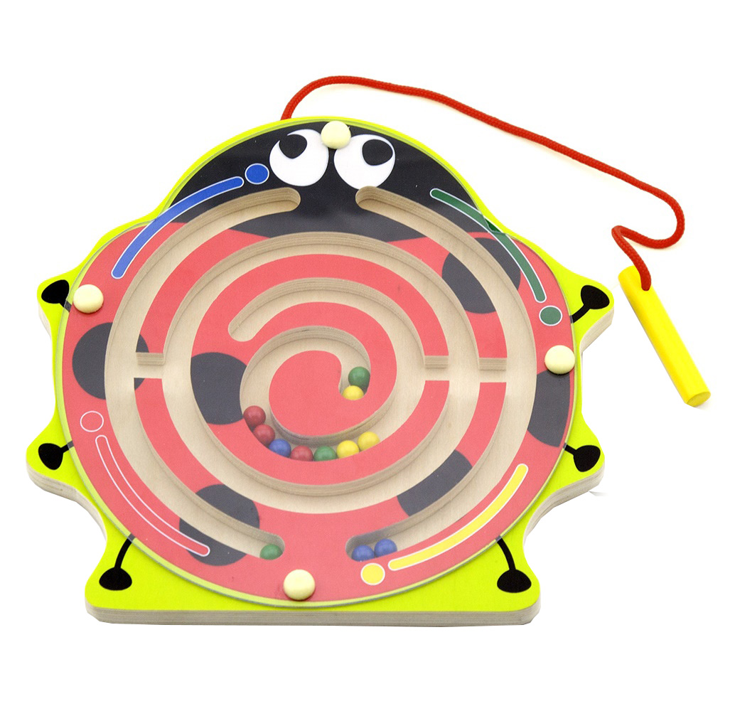 Viga - Magnetic Bead Trace - Ladybird | Buy at Best Price from Mumzworld