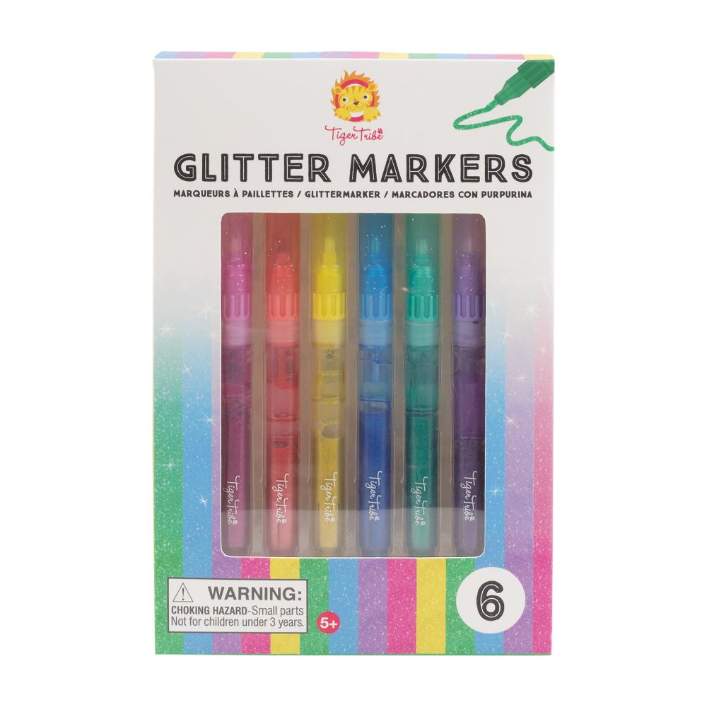 Buy Tiger Tribe - Glitter Markers in UAE | Mumzworld