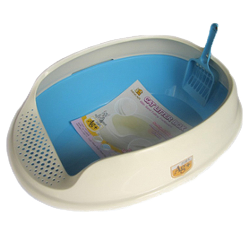 NutraPet - Cat Toilet Deodorized Cat Litter Box Blue | Buy at Best ...