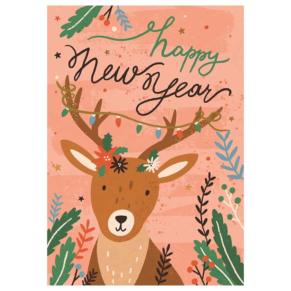 Pinak Reindeer New Year Card Buy At Best Price From Mumzworld
