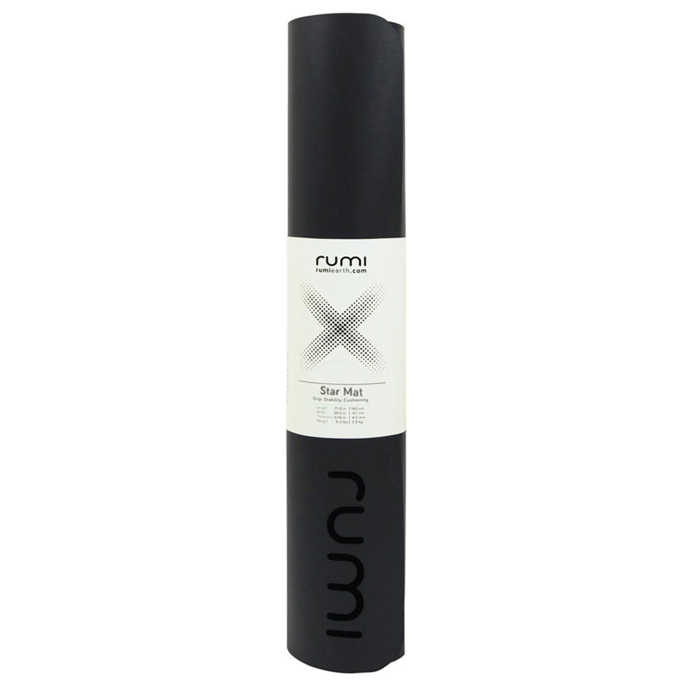 Buy Rumi Earth - Star Yoga Mat - Black in UAE | Mumzworld