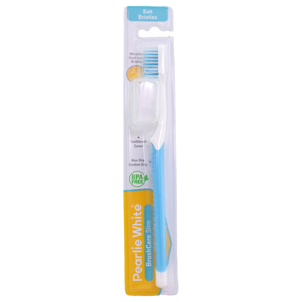 Buy Pearlie White - Brush Care Slim Soft Tooth Brush - Blue in KSA ...
