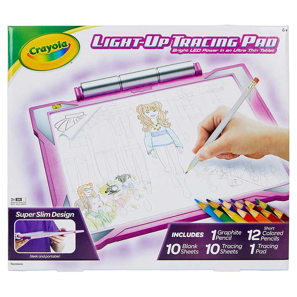 Crayola - Light-Up Tracing Pad For Girls | Buy at Best Price from Mumzworld