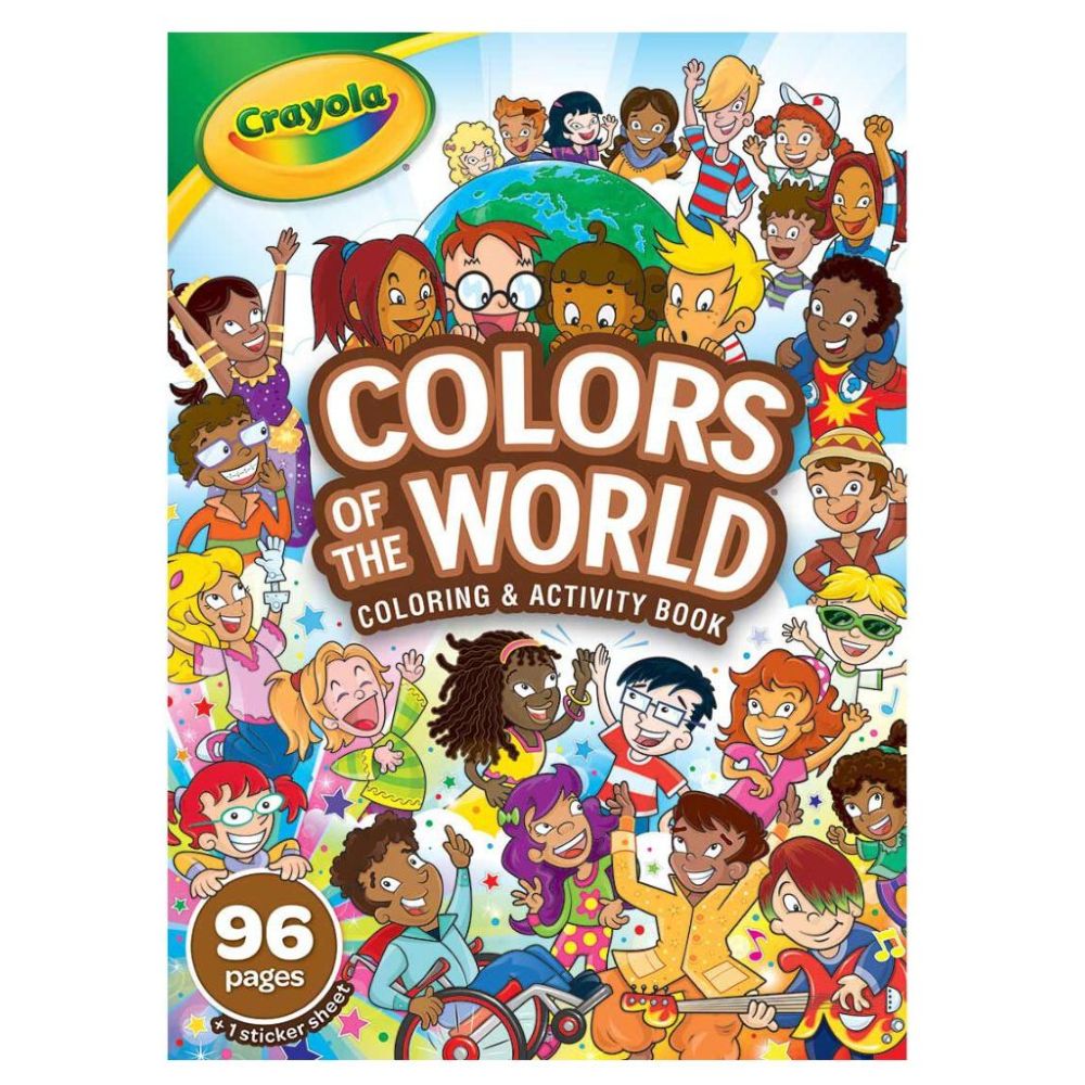 Buy Crayola - Colors of the World Coloring Book in UAE | Mumzworld