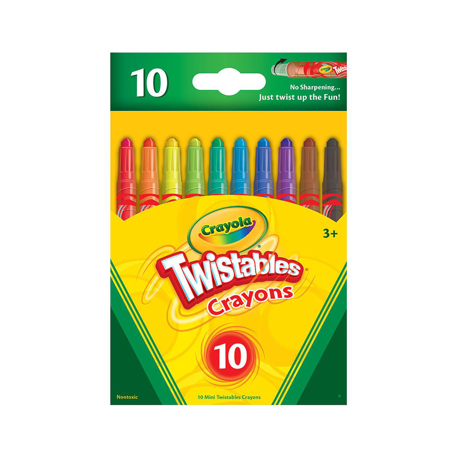 Buy Crayola - Mini Twistables Crayons - 10 Counts in KSA | Mumzworld