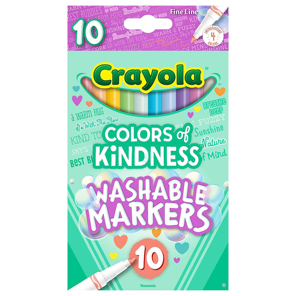 Buy Crayola - Colours of Kindness Special Edition Fine Tip Markers in ...
