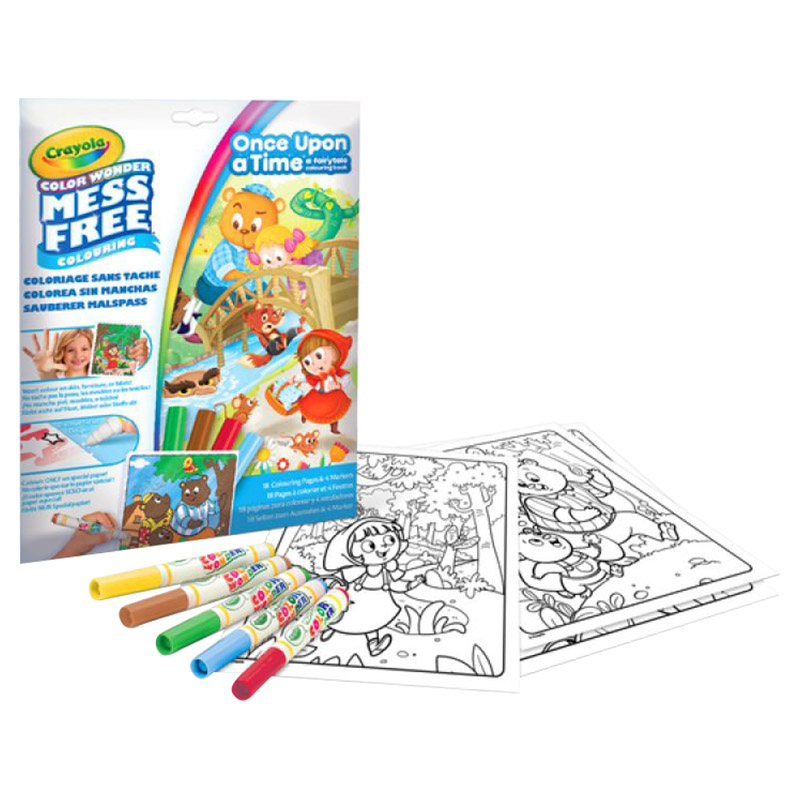 Buy Crayola - Wonder Set Once Upon A Time Coloring Book with Markers in ...