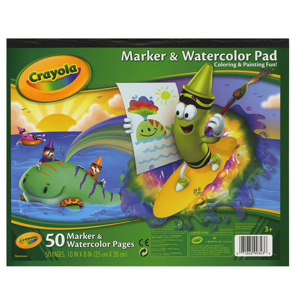 Crayola - Marker & Watercolor Pad | Buy at Best Price from Mumzworld