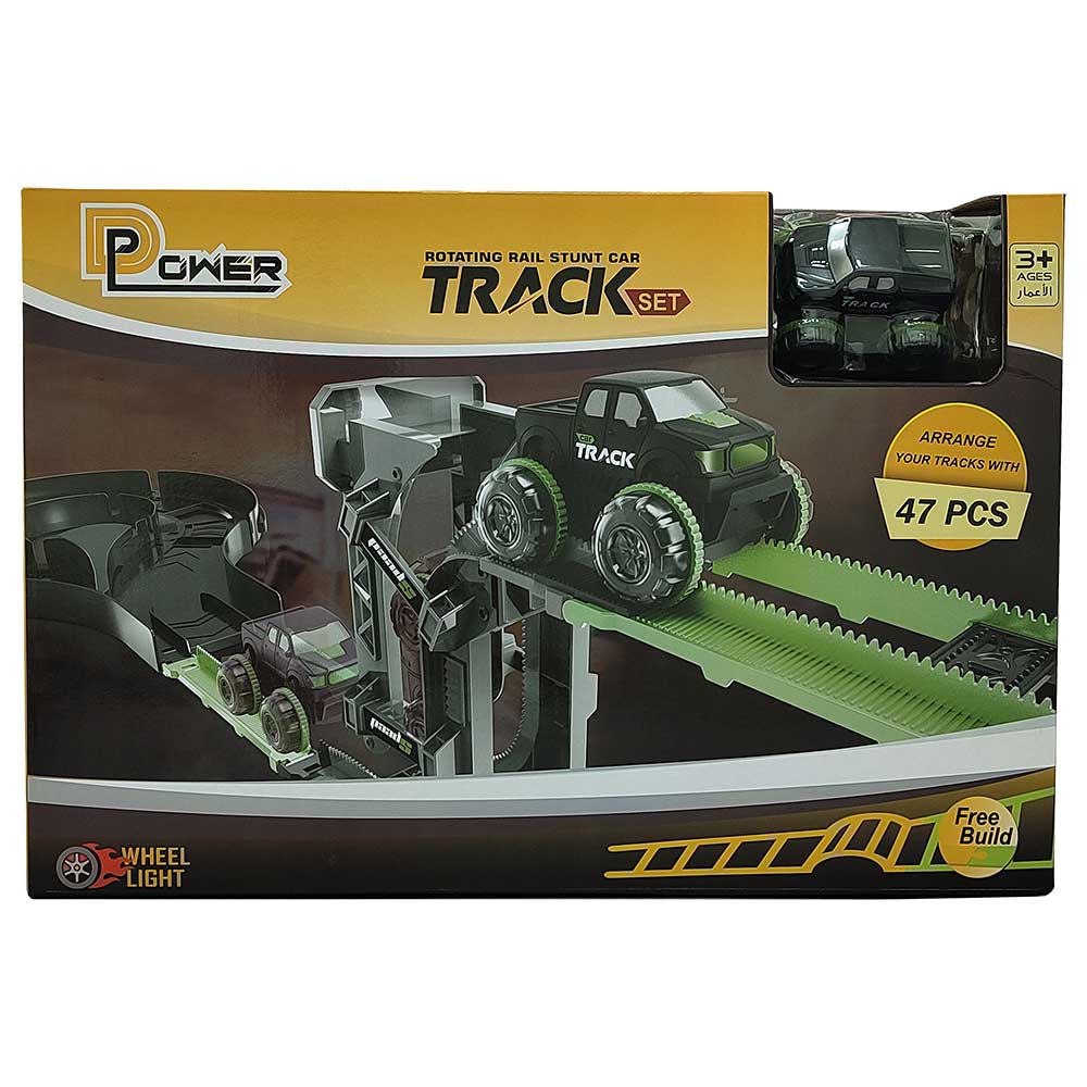 Buy D-Power - Vertical Climb DIY Stunt Car Track - 47pcs in UAE | Mumzworld
