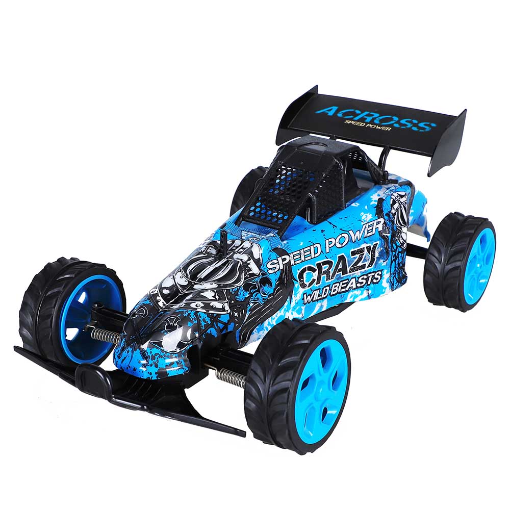 Buy D-Power - Crazy Wild Beasts 1:10 Scale, 2.4Ghz RC Power Car - Blue ...