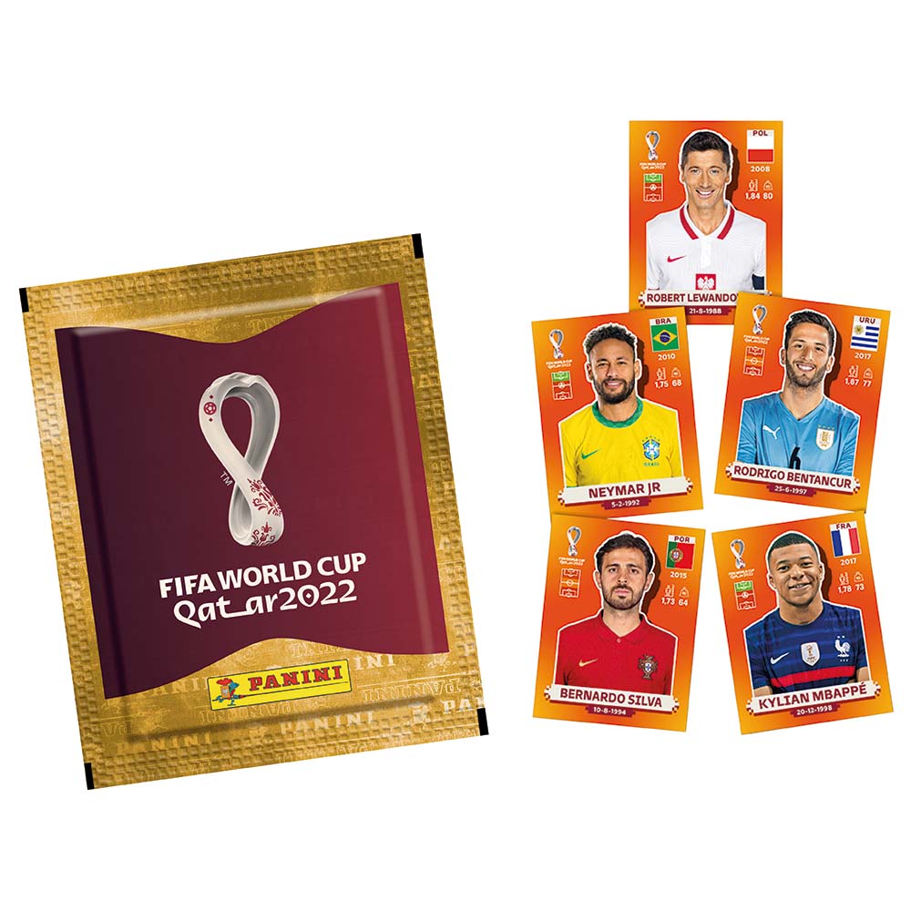 Buy Panini - Fifa World Cup Qatar 2022 Sticker Collection - Pack of 5 ...