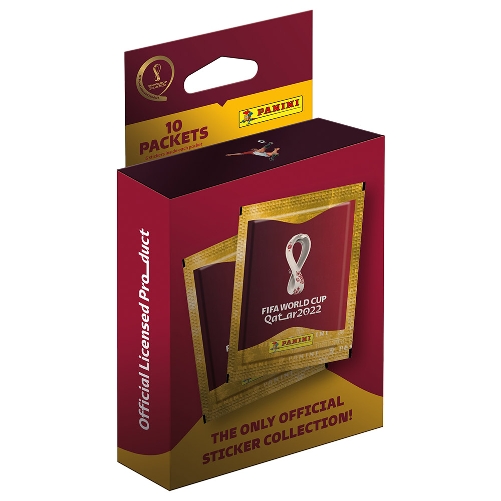 Buy Panini - World Cup Qatar 2022 Sticker Collection - Pack of 10 in ...