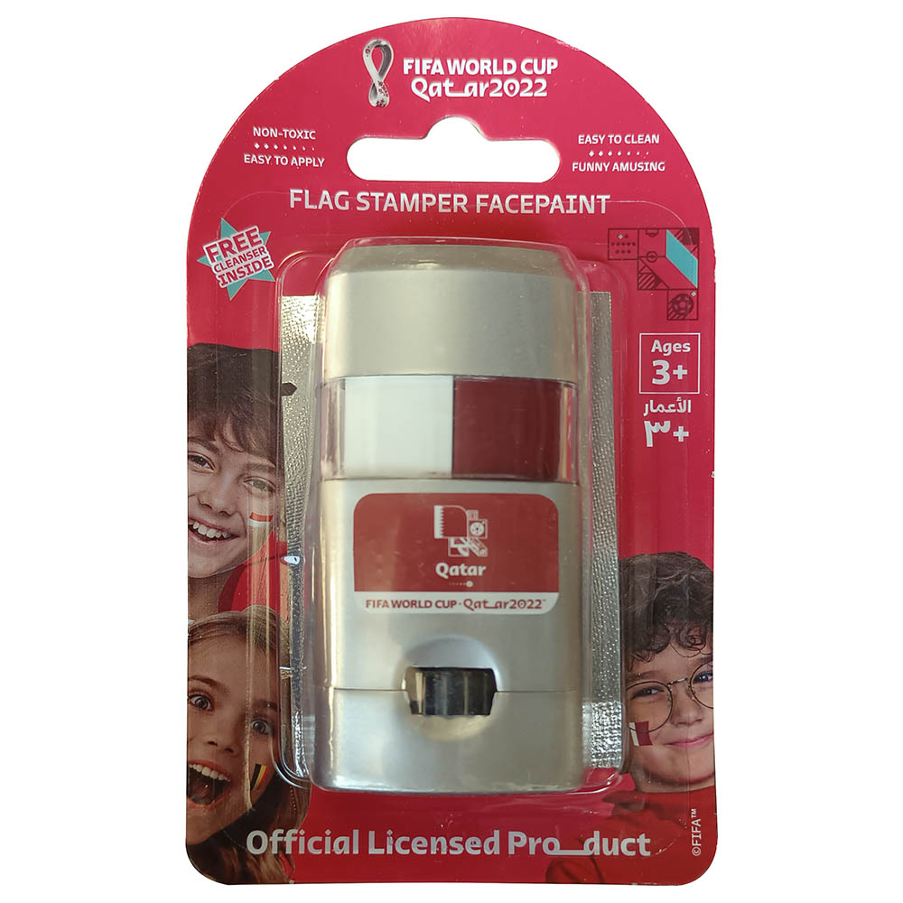 Buy Fifa - Flag Stamper Face Paint with Removing Cream - Qatar in Oman ...
