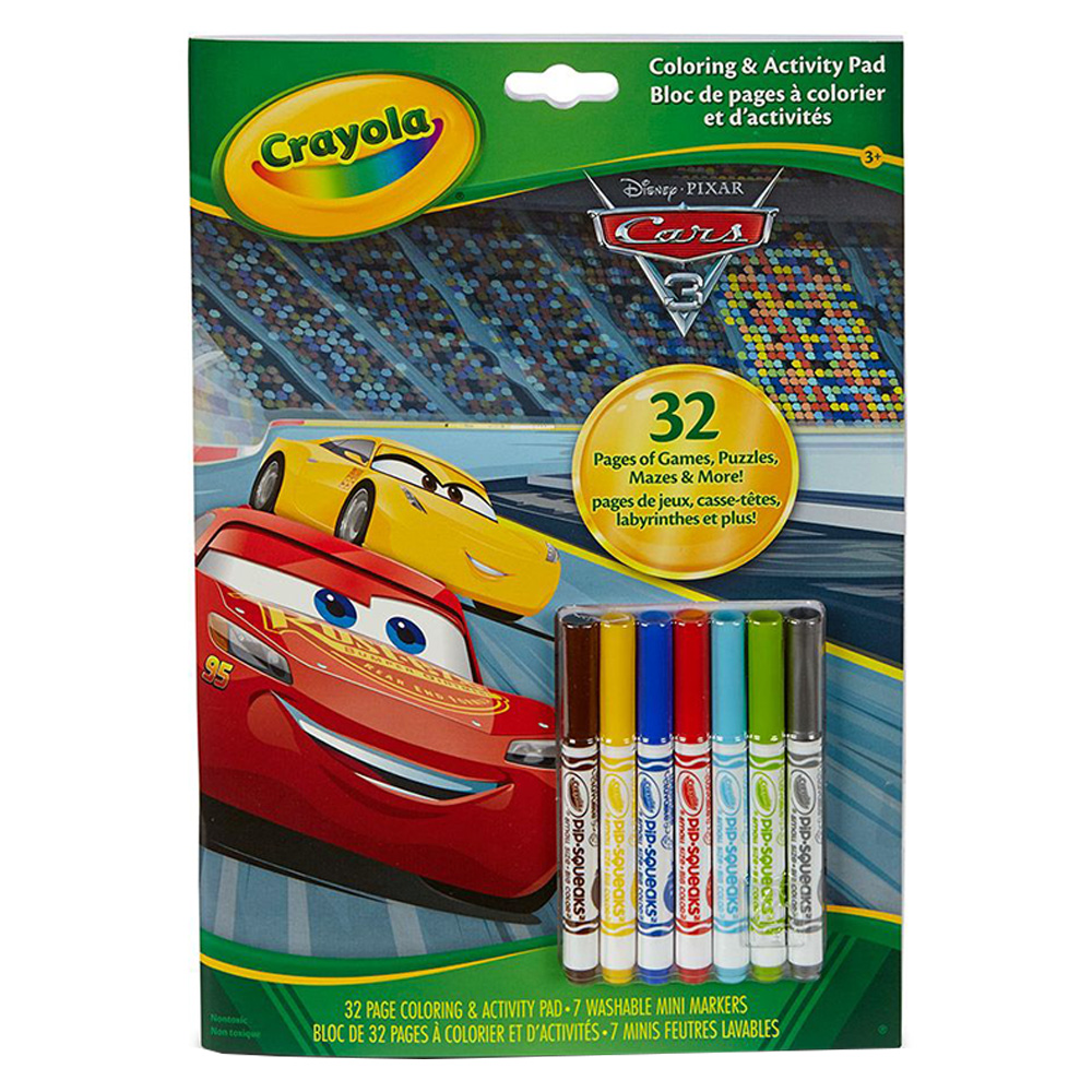 Buy Crayola - Cars 3 Colouring Activity Book in KSA | Mumzworld
