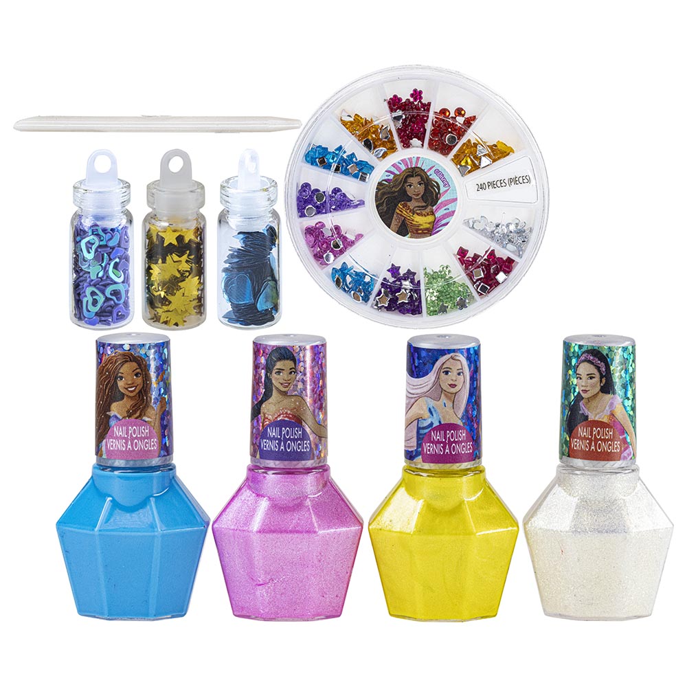 Buy TownleyGirl - Disney Princess Nail Polish Set With Gem - 4pcs in ...
