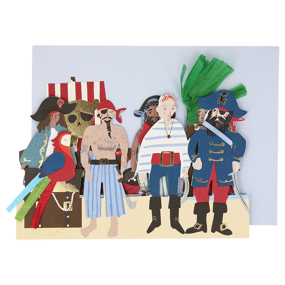 Buy Meri Meri - Pirate Concertina Card in UAE | Mumzworld