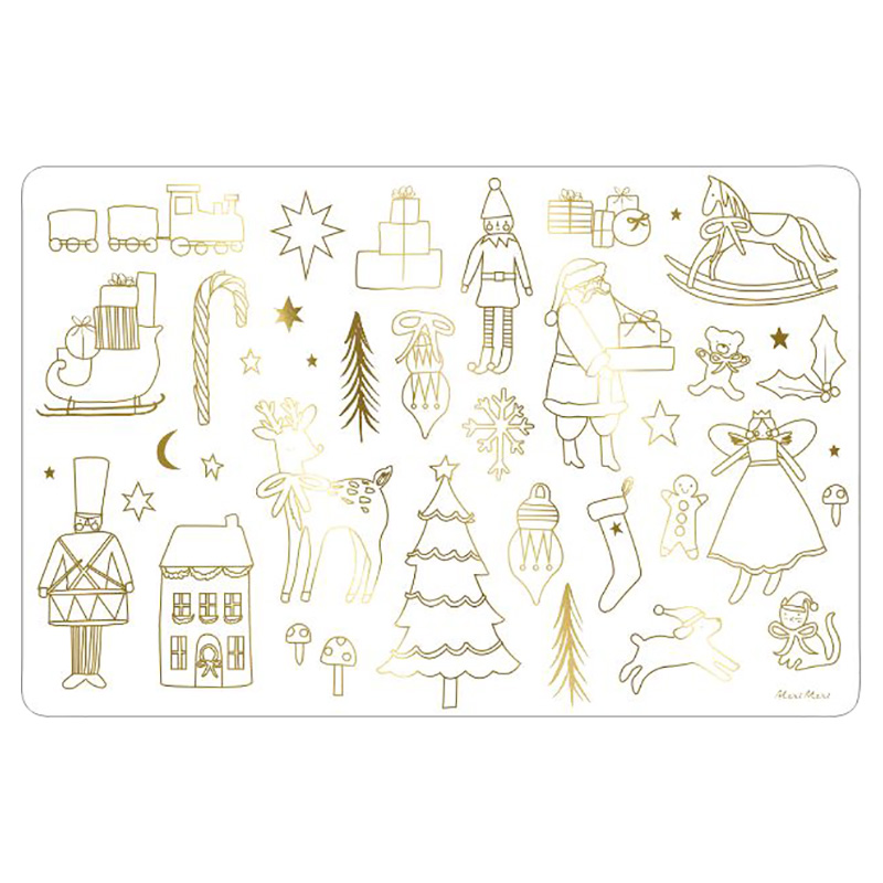 Buy Meri Meri - Christmas Colouring Placemats Online | Mumzworld