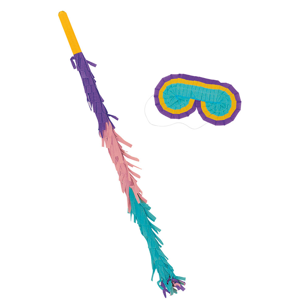 Buy Unique - Pinata Stick And Blindfold in UAE | Mumzworld