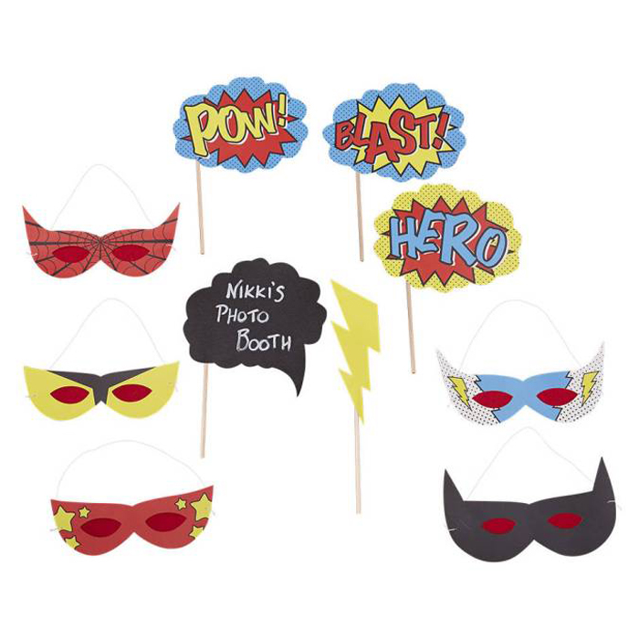 Ginger Ray - Comic Superhero - Photo Booth Props | Buy at Best Price ...