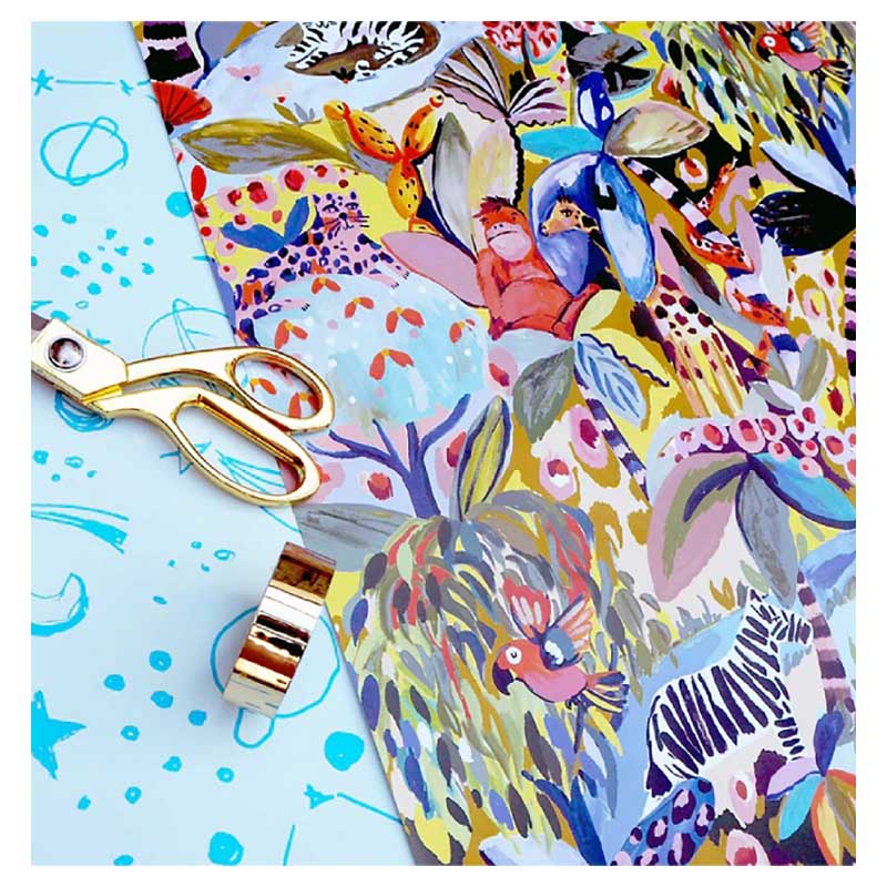 Buy Party Camel - Jungle Animals Gift Wrap Sheet in UAE | Mumzworld