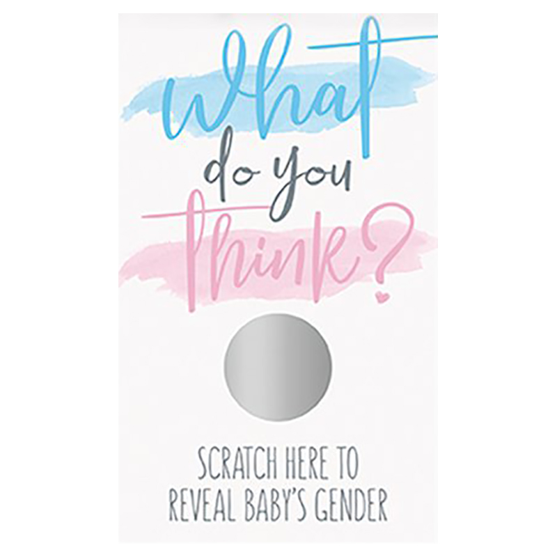 Buy Party Camel - Gender Reveal Scratch Card - Girl in UAE | Mumzworld