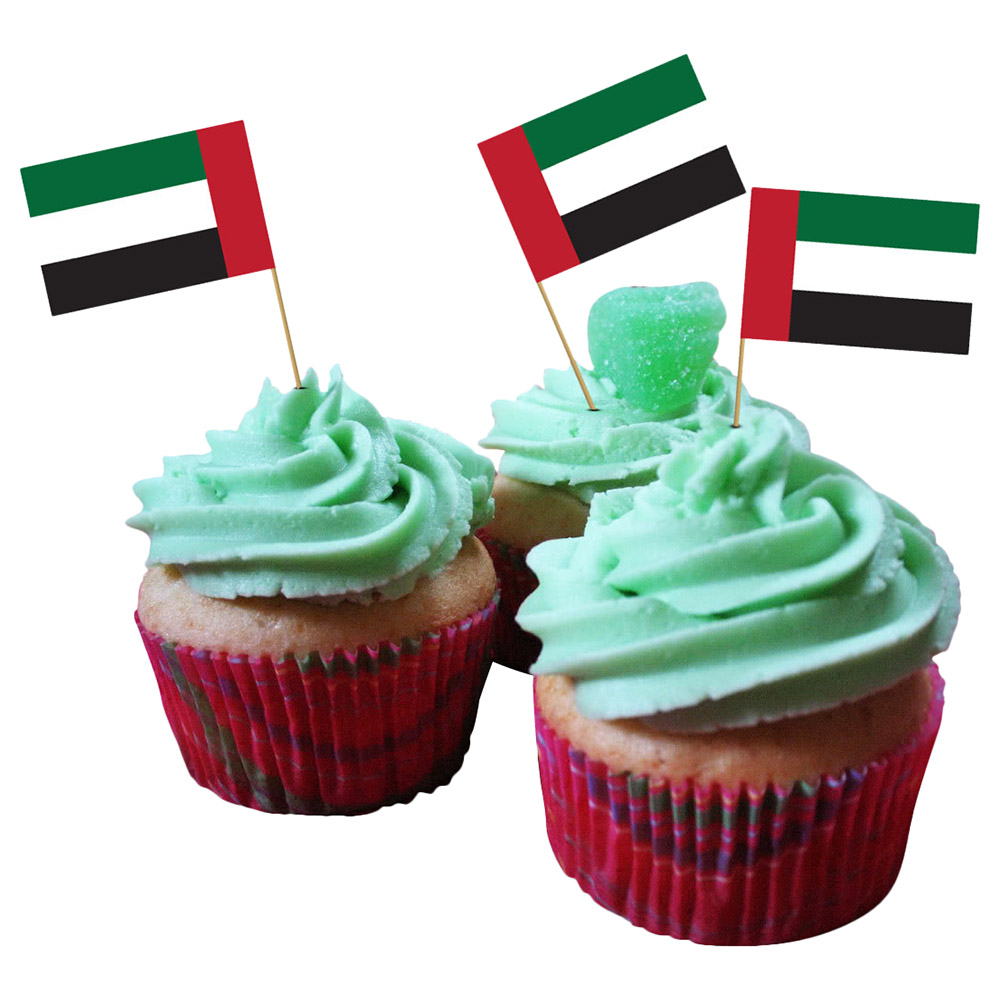 Party Magic - UAE Flag Cocktail Sticks 50Pcs