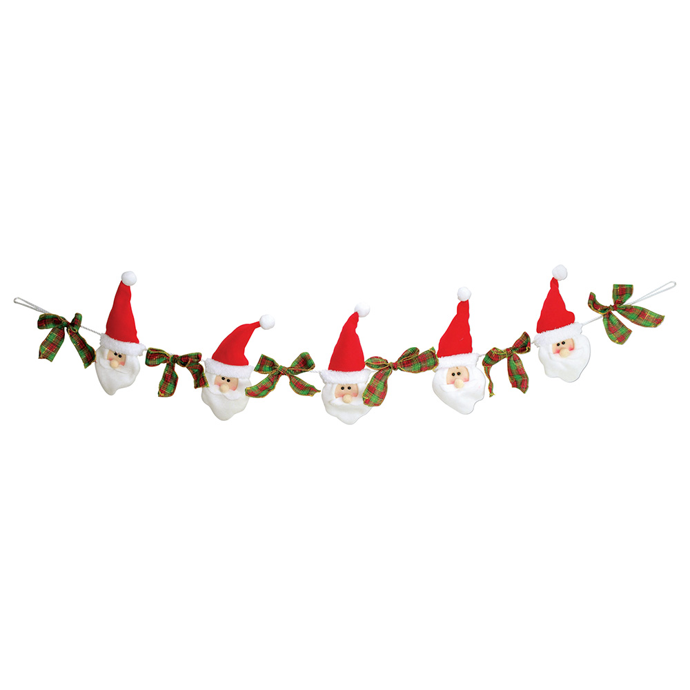 Buy Christmas Magic - Santa Door Garland - Red in UAE | Mumzworld