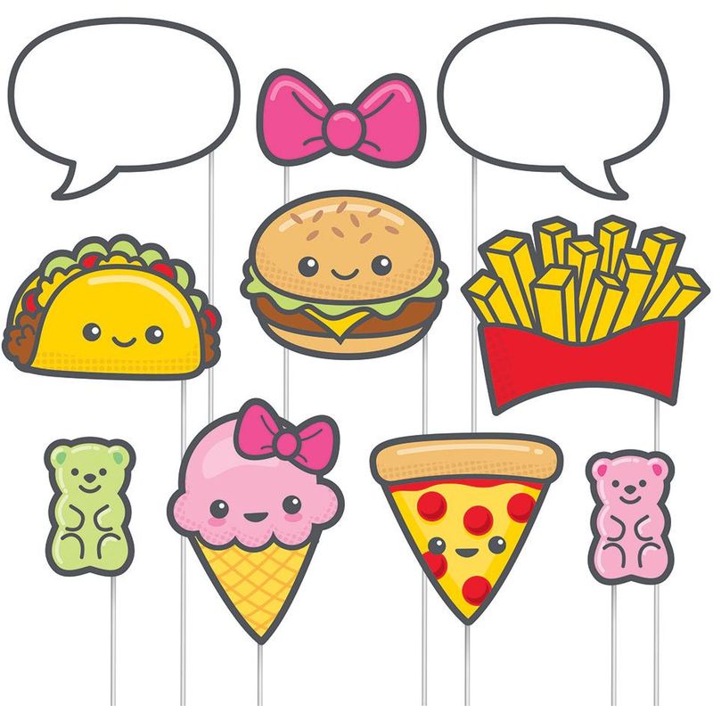 Buy Creative Converting - Junk Food Fun Photo Booth Props in UAE ...