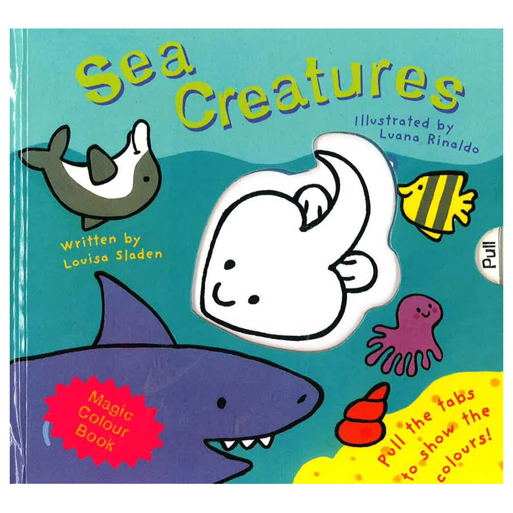 Buy Alligator Books - Sea Creatures Magic Colours Book in UAE | Mumzworld