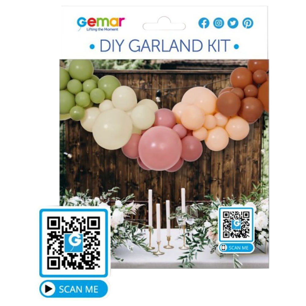 Buy Gemar - DIY Balloon Garland Kit - Naturals in UAE | Mumzworld