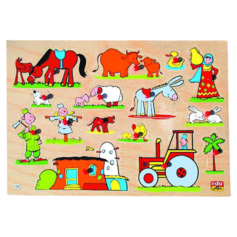 Buy Edu Fun - Egyptian Farm Double Sided Play Board Puzzle Online ...