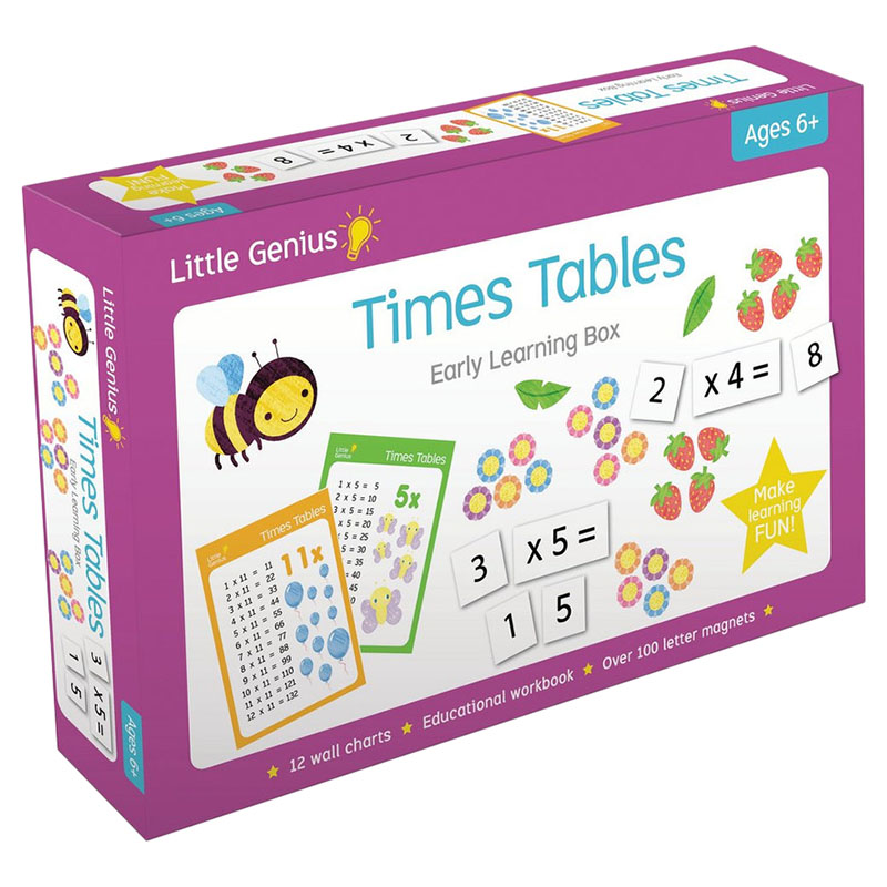 Buy Little Genius Learning Box - Times Table in UAE | Mumzworld