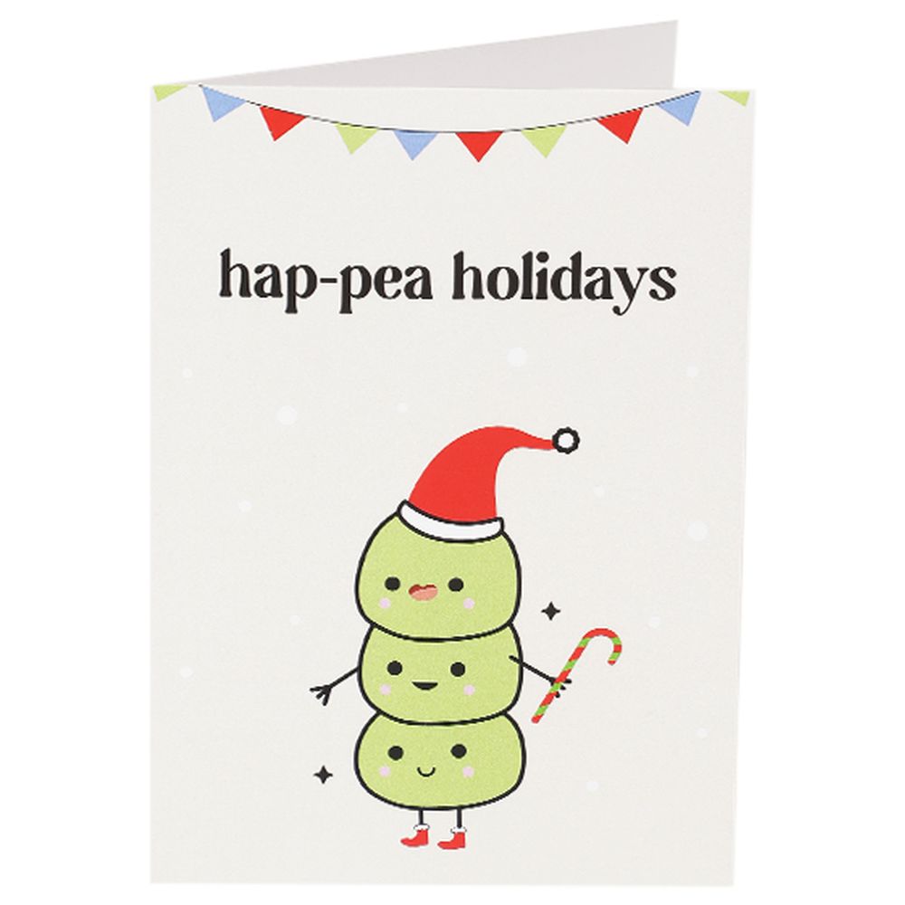 Buy The Lumiere Co - Ha-pea Holidays Greeting Card - White in UAE ...