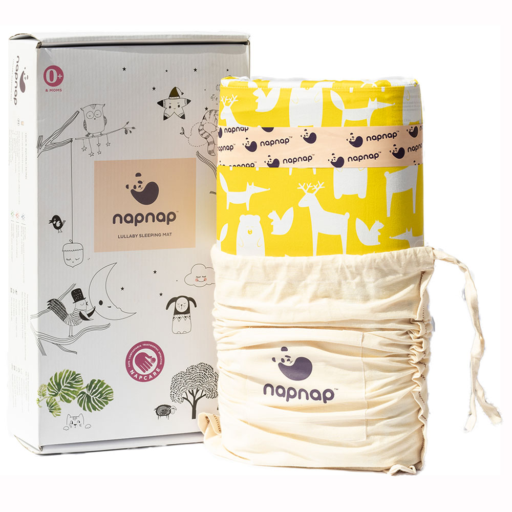 NapNap - Sleep Aid Newborn Mat - Ello Yellow | Buy at Best Price from Mumzworld