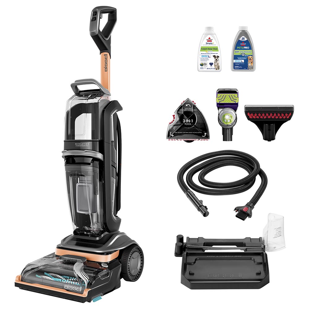Buy Bissell Revolution Hydrosteam Vacuum Cleaner - Titanium/Black in ...
