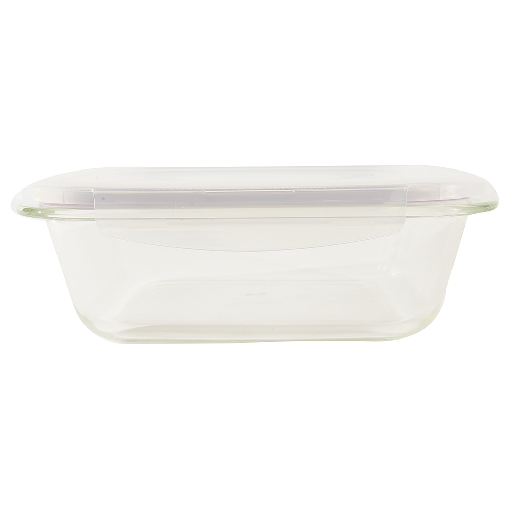 LocknLock - Oven Glass Square w/ Lid - 2L - Clear