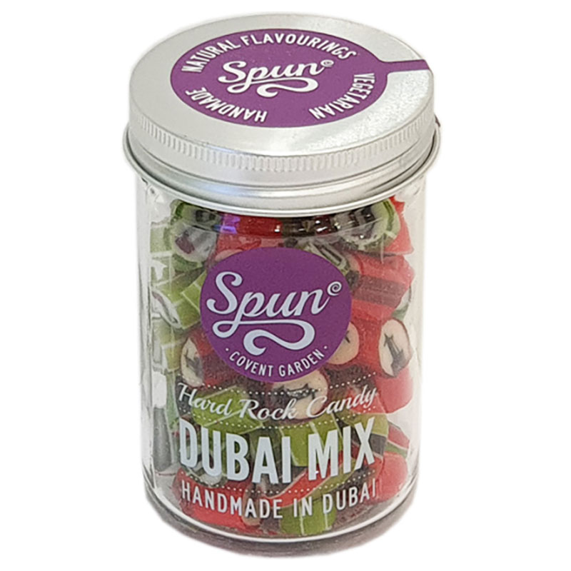 Buy Spun Candy - Hard Rock Candy Dubai Mix Jar in UAE | Mumzworld