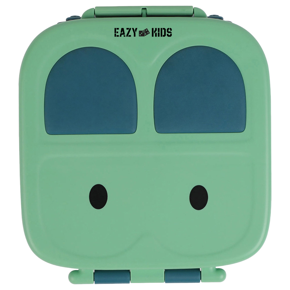 Buy Eazy Kids - Bento Lunch Box with Handle - Green in KSA | Mumzworld