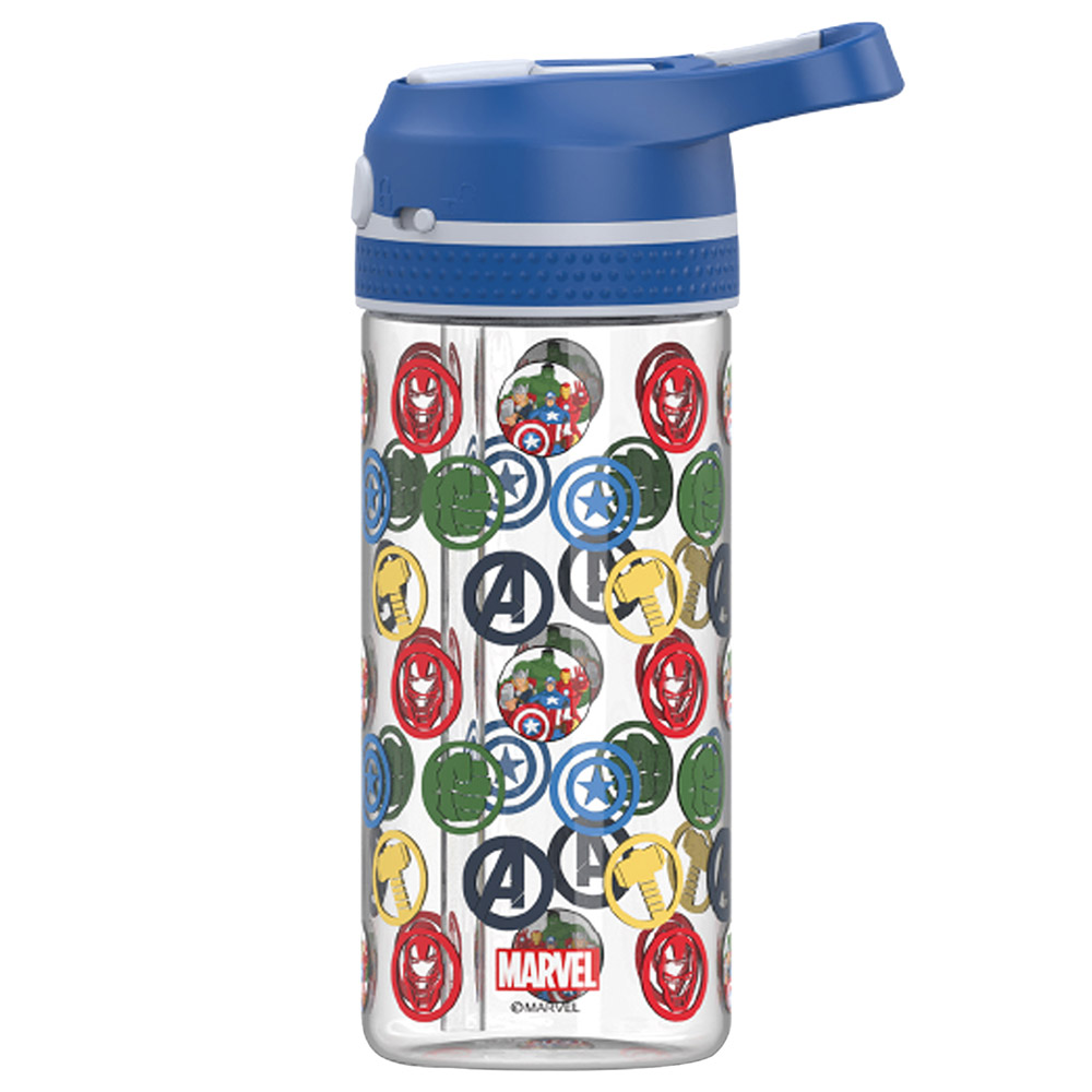 Eazy Kids - Marvel Avengers Tritan Water Bottle - Blue - 420ml