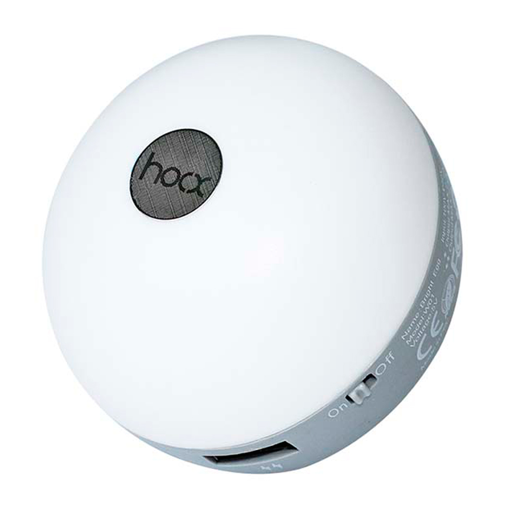 Buy Hoox - Bright Egg Wall Charger with LED - White in KSA | Mumzworld