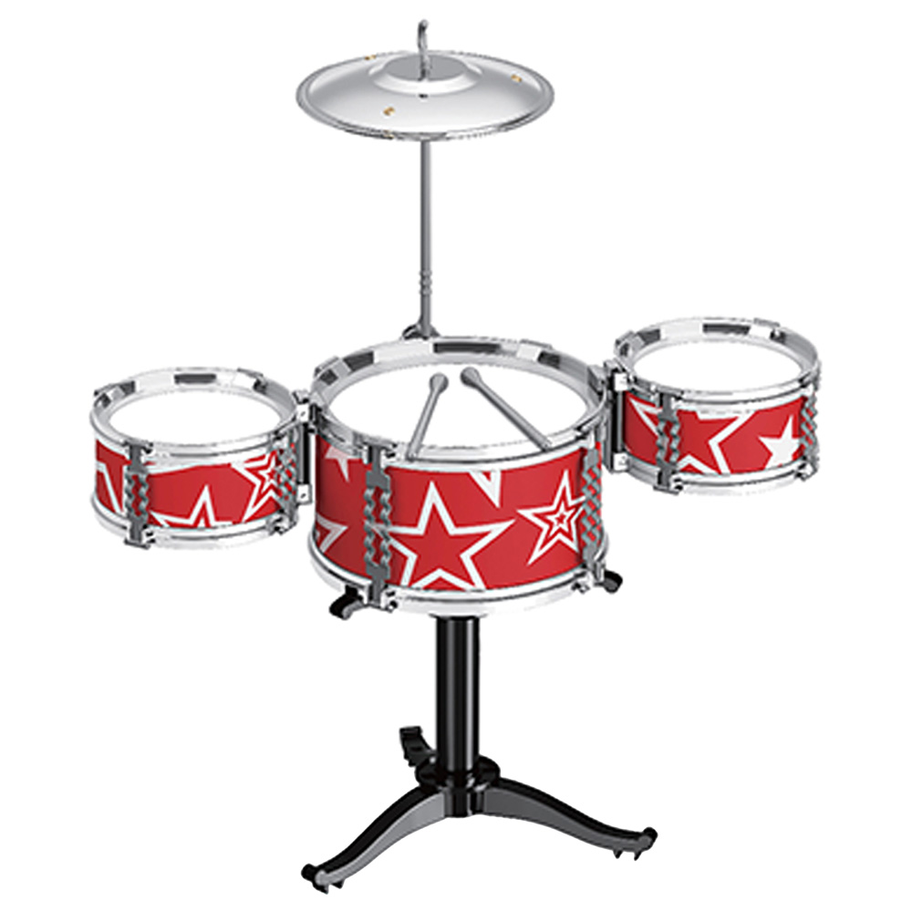 Buy Little Story - Kids Drum Set Musical Instrument - Red Online ...