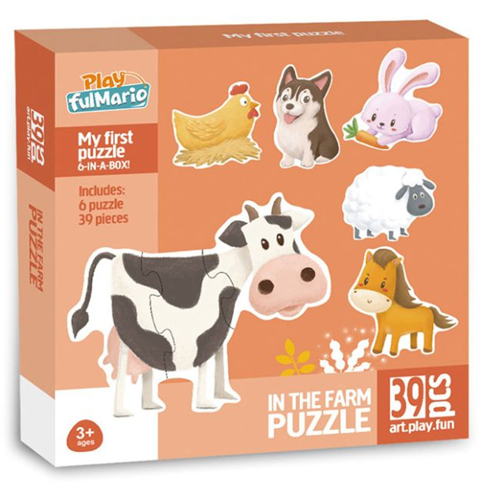 Little Learners - Farm Animal Puzzle Set of 6 | Buy at Best Price from ...
