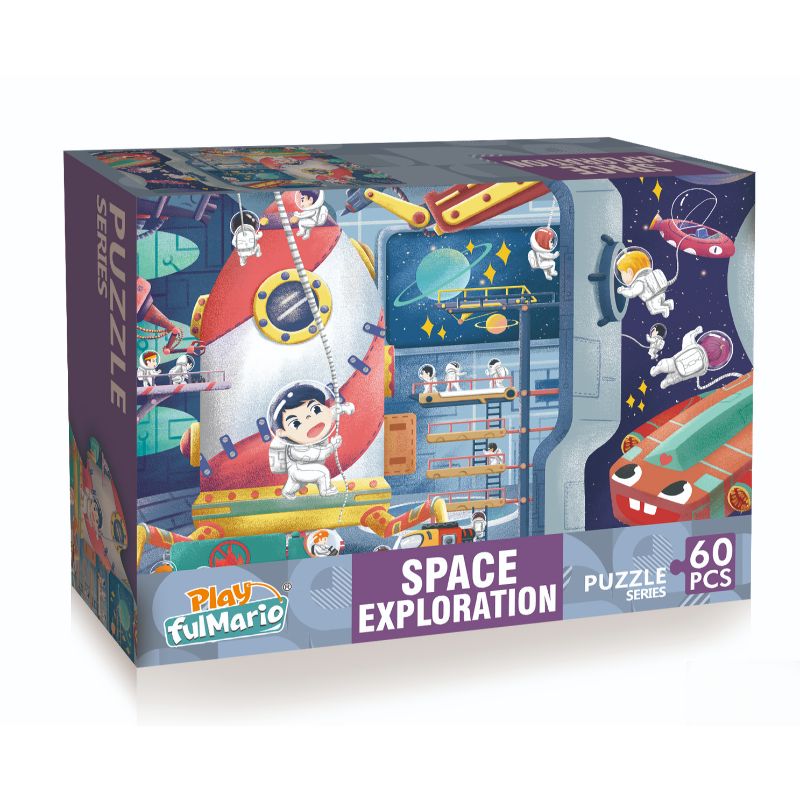 Buy Little Learners - Space Exploration Puzzle 60pcs in UAE | Mumzworld