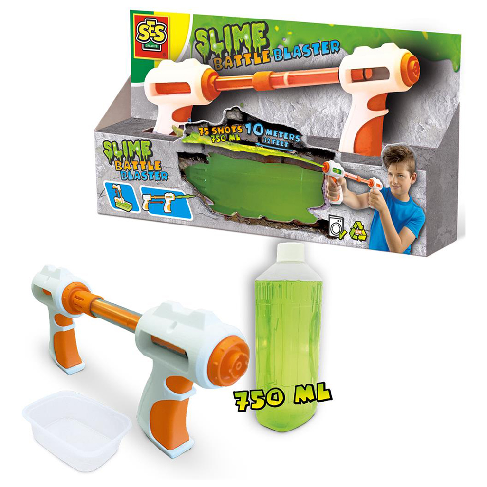 Buy SES Creative - Slime Battle Blaster - Orange Online | Mumzworld