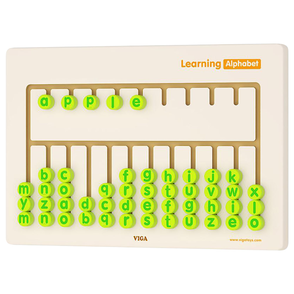 Buy Viga - Learning Alphabet Wall Board in Oman | Mumzworld