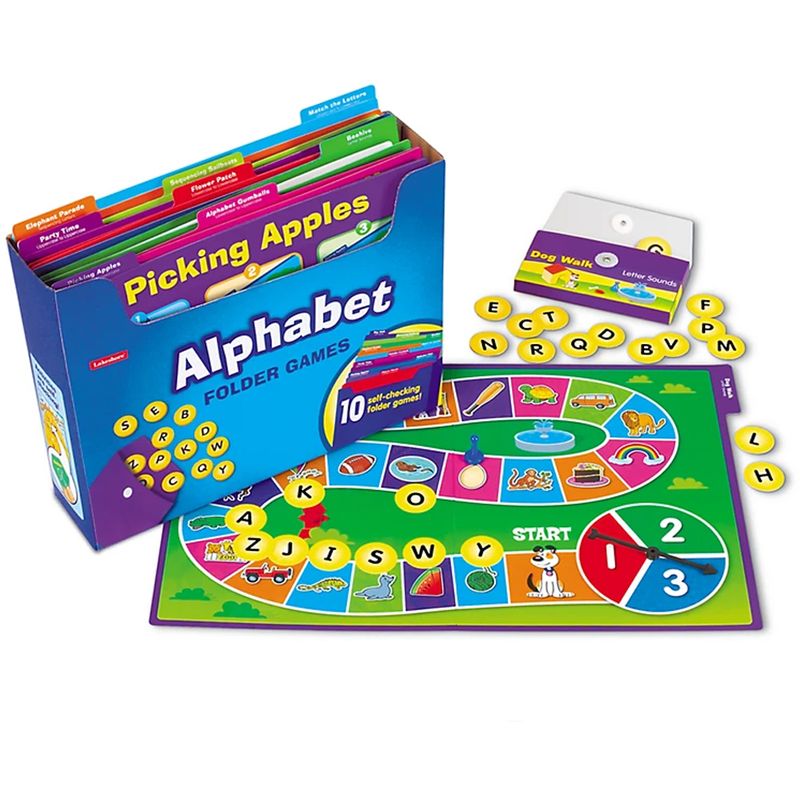 Buy Lakeshore - Alphabet Folder Game Library in UAE | Mumzworld