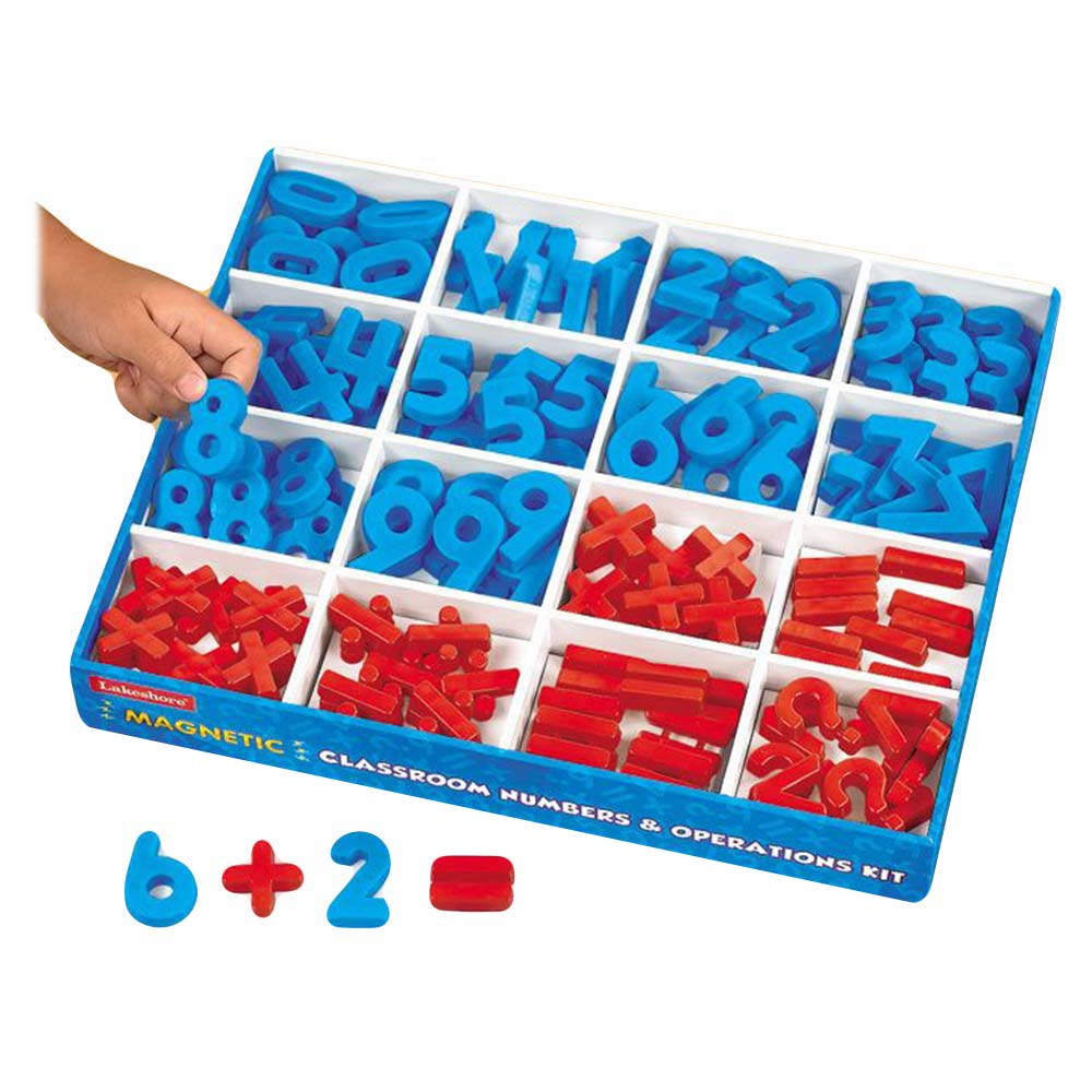 Lakeshore - Classroom Magnetic Numbers & Operations Kit | Buy at Best ...