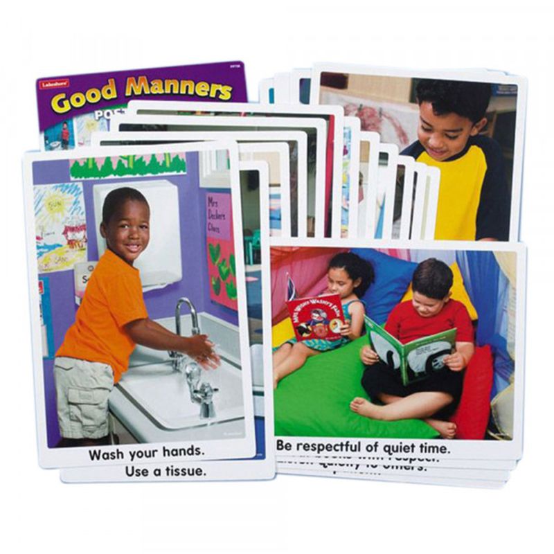 Buy Lakeshore - Good Manners Poster Pack (20 Posters) in UAE | Mumzworld
