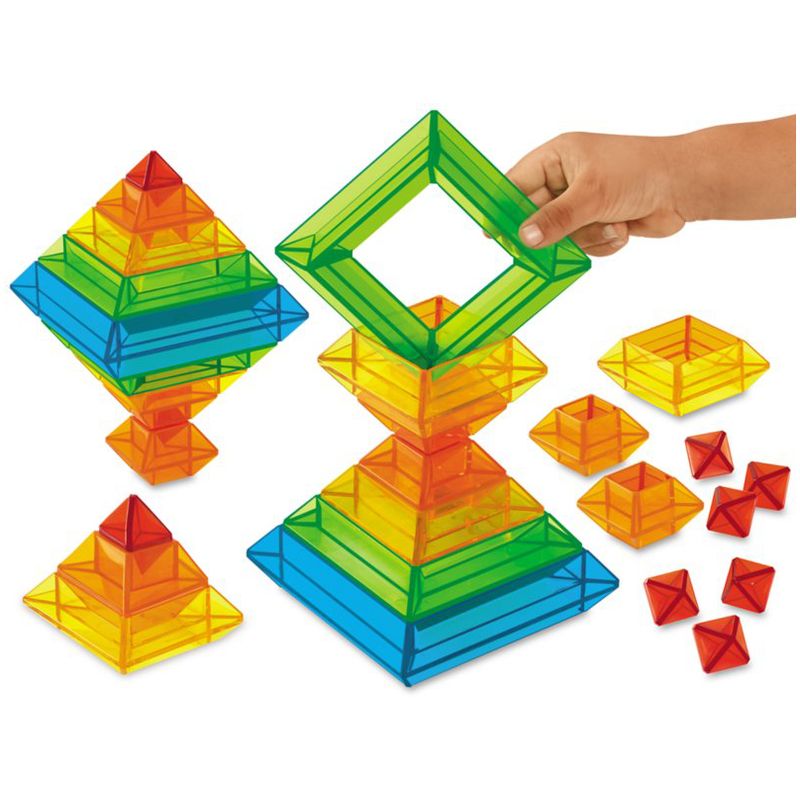 Buy Lakeshore - Rainbow Pyramid Stacker in UAE | Mumzworld