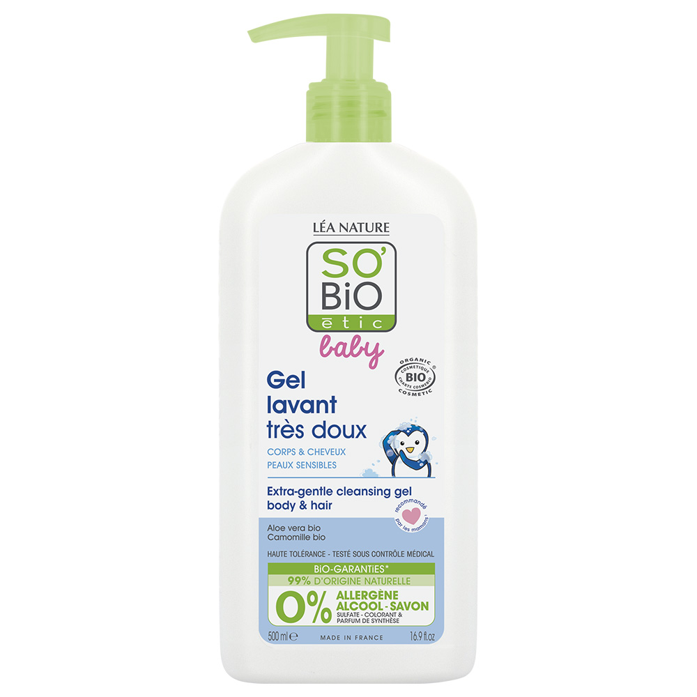 Buy So Bio - Baby Extra Gentle Body & Hair Cleansing Gel 500ml in KSA ...